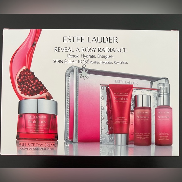 Estee Lauder | Skincare | Este Lauder Pomegranate Gift Set Box | Poshmark